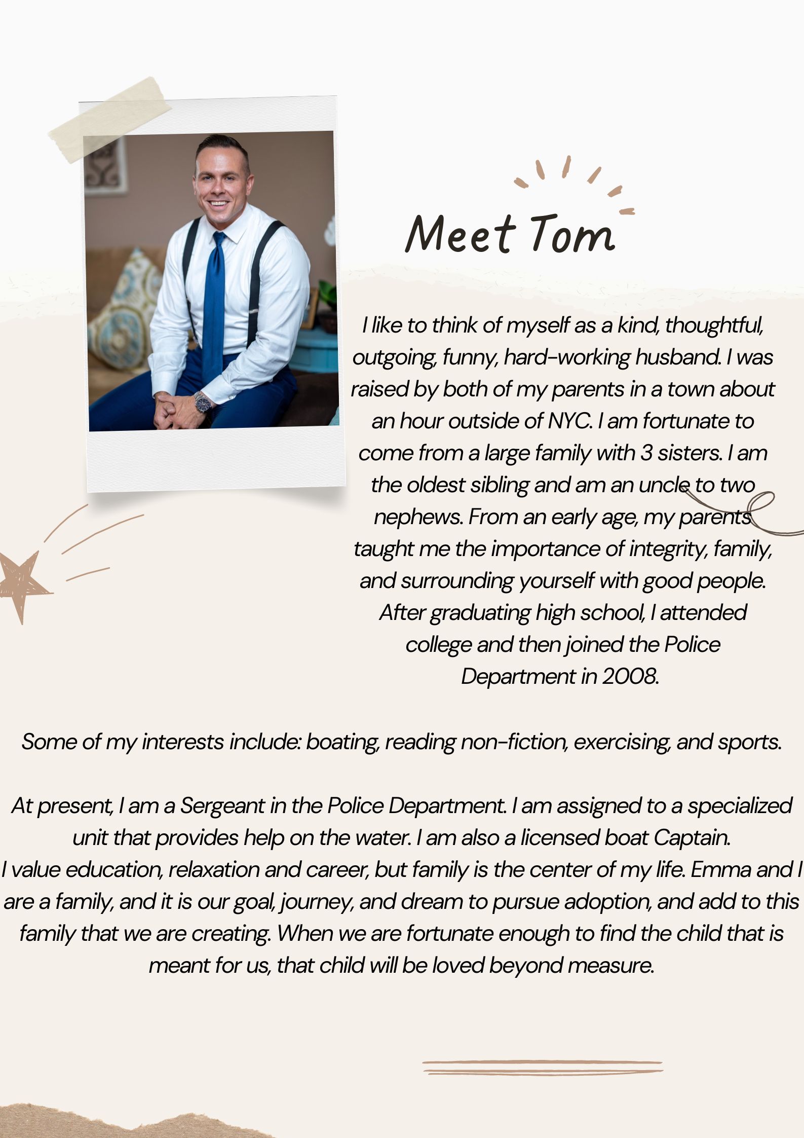 Meet Tom – Tom and Emma Adopt